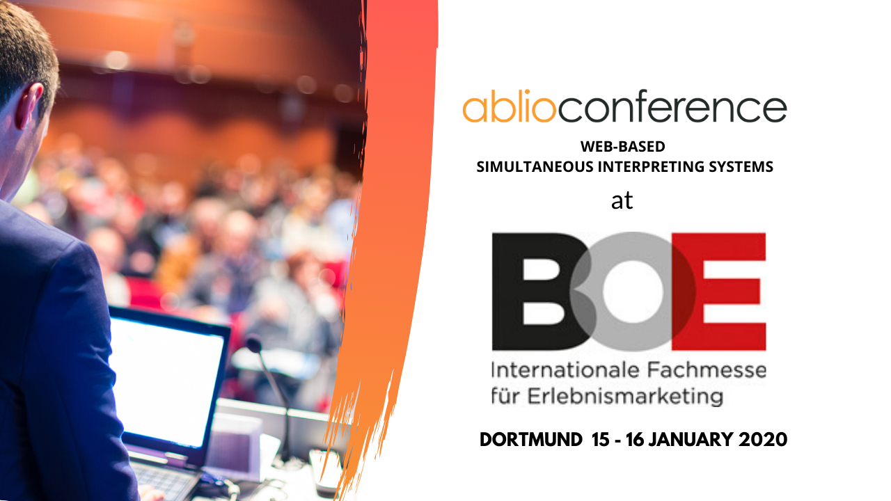 Innovative Web-Based Simultaneous Interpreting Systems at BOE2020